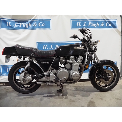 Kawasaki Z1300 motorcycle. 1981. 1300cc. Frame no. KZ250A-029683 Engine ...