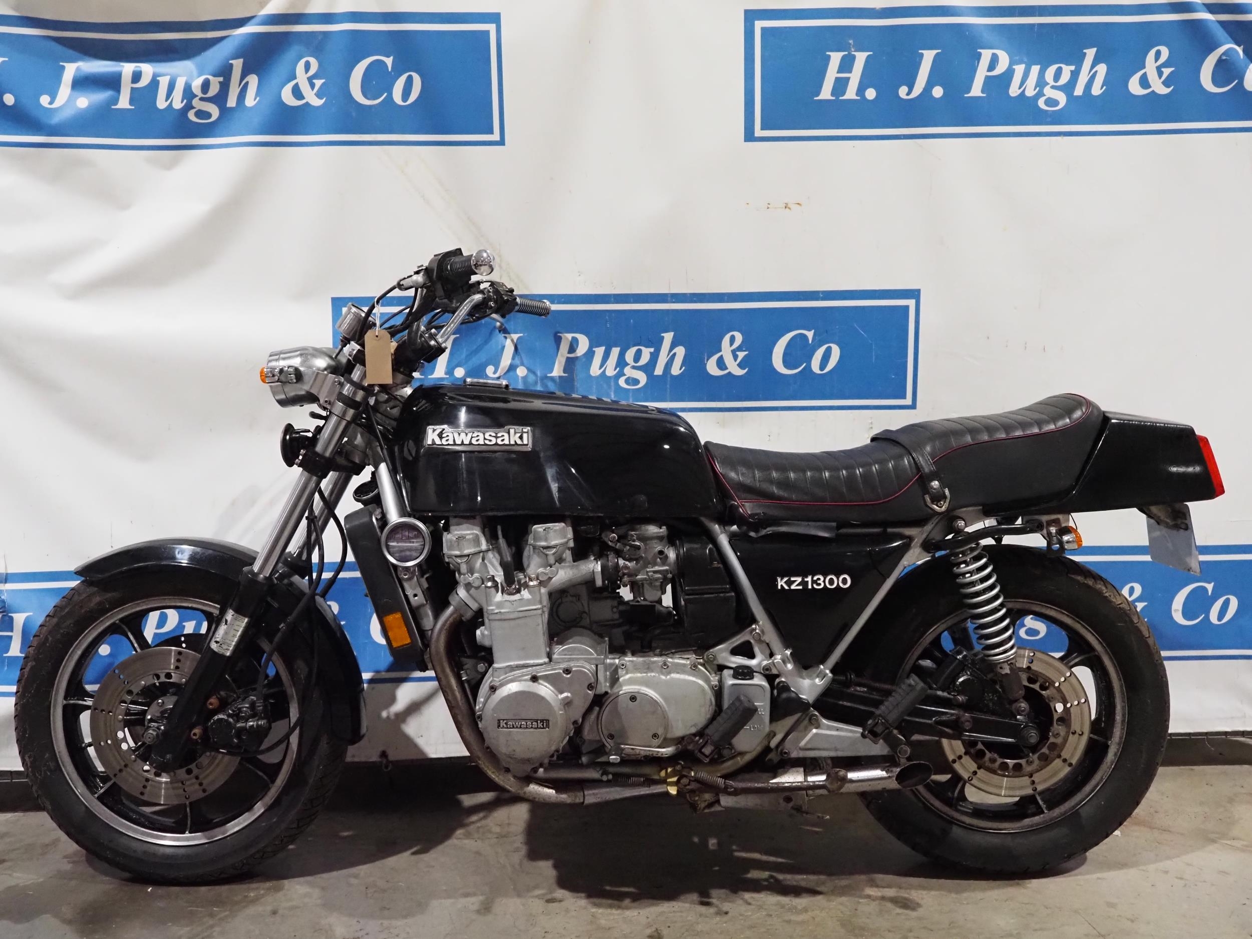 Kawasaki Z1300 motorcycle. 1981. 1300cc. Frame no. KZ250A-029683 Engine ...