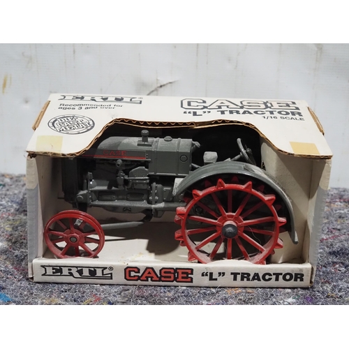 ERTL Case L tractor 1/16 scale model, boxed
