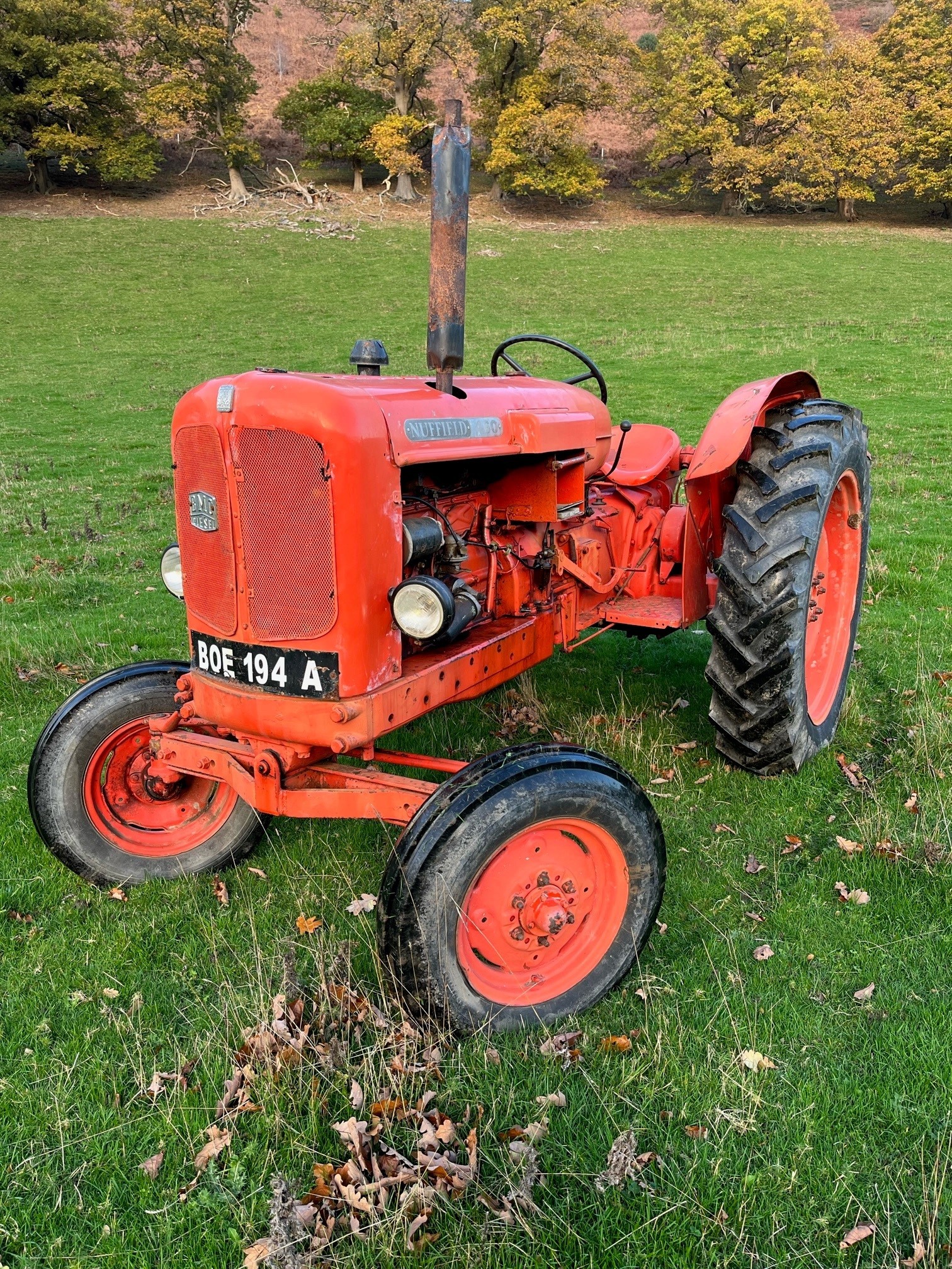 Nuffield 460 tractor. Runs and drives, V5