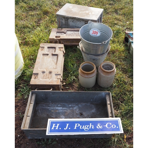 Stone jars and containers