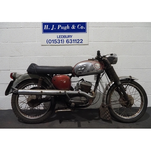 BSA Bantam Sport D14, 1968, 175cc. Unrestored bike, matching engine and ...