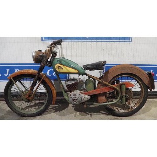 BSA Bantam D1 motorcycle project. 1954. 125cc. Engine No. DD6968 Reg ...