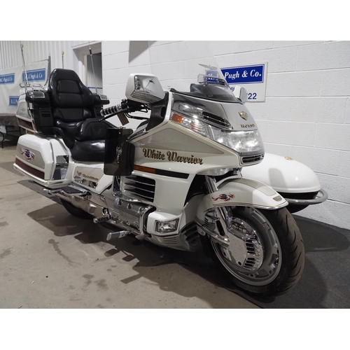 Honda Goldwing GL1500SE motorcycle with Watsonian sidecar. 1998. 1500cc ...