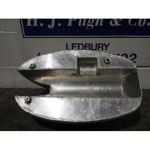 Racing motorcycle aluminium petrol tank