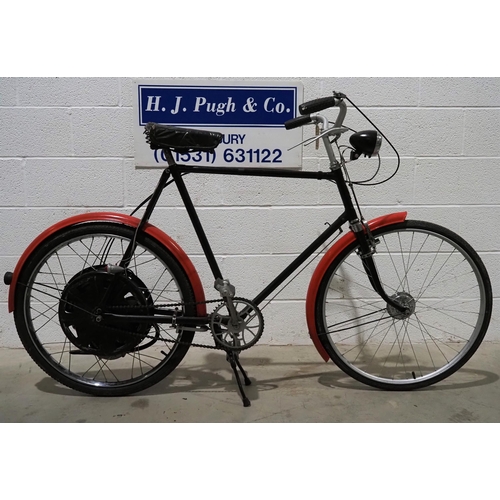 Cyclemaster autocycle with 32cc engine, fitted to a 1950s Hercules ...