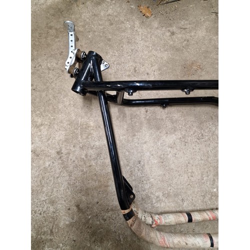 Manx Norton frame and swinging arm believed NOS. Not numbered, dated 3/ ...