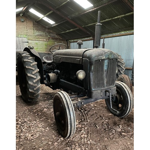 Fordson Major diesel tractor. Very early and original. Matching numbers ...