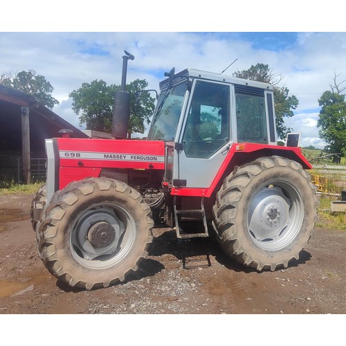 Massey Ferguson 698 tractor. Runs and drives well. 6523 hours showing ...