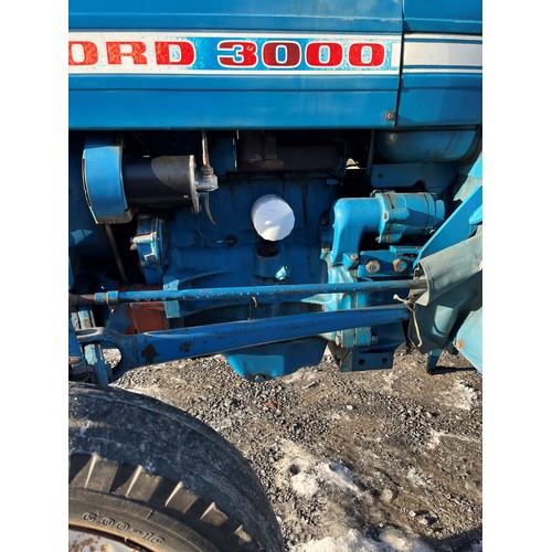 Ford 3000 tractor. 1972. Very original tractor with cab Good running ...