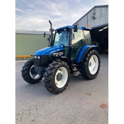 New Holland TS100 tractor, 1999. Immaculate original condition. Showing ...