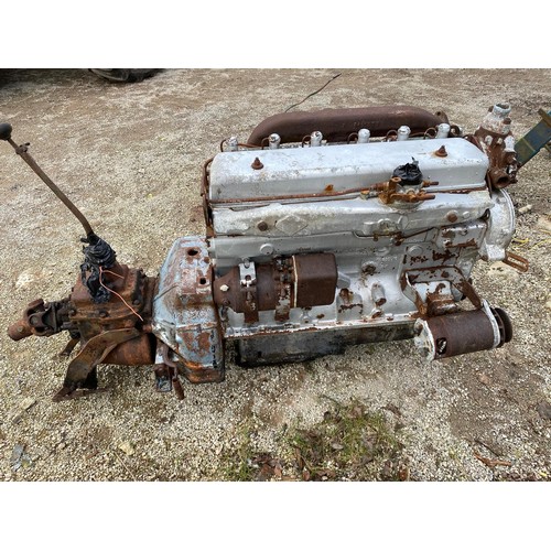 Perkins P6 engine and gearbox