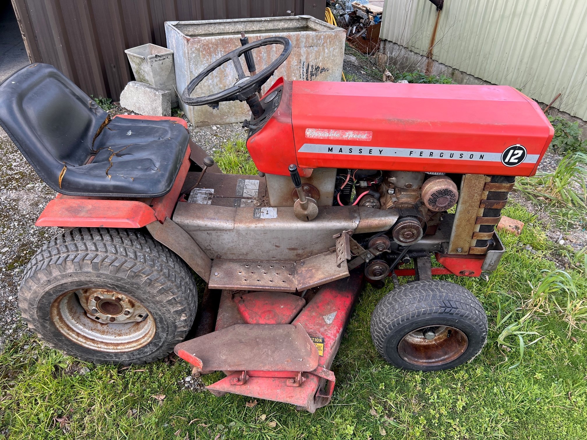 Massey Ferguson 12 garden tractor