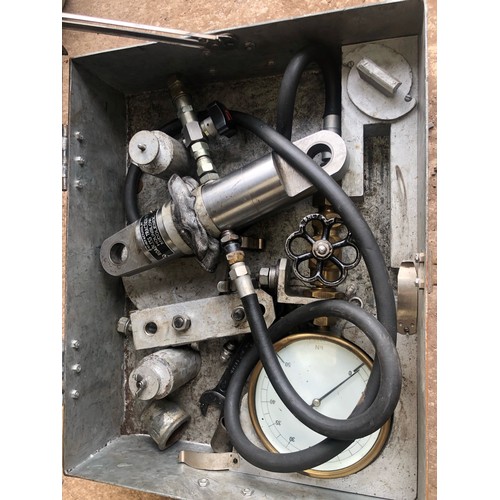 Roadless traction drawbar horsepower tester, complete in original case