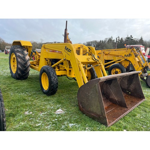 Massey Ferguson 65 Industrial tractor. Runs & drives. C/w front end ...