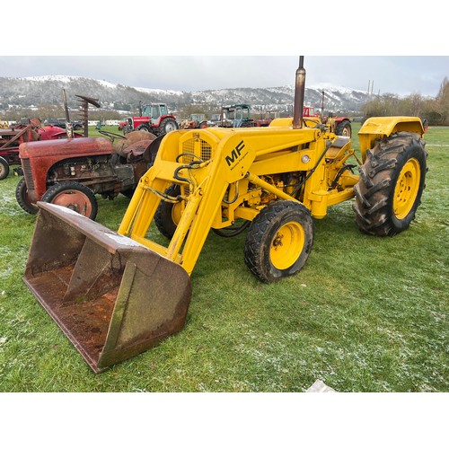 Massey Ferguson 65 Industrial tractor. Runs & drives. C/w front end ...