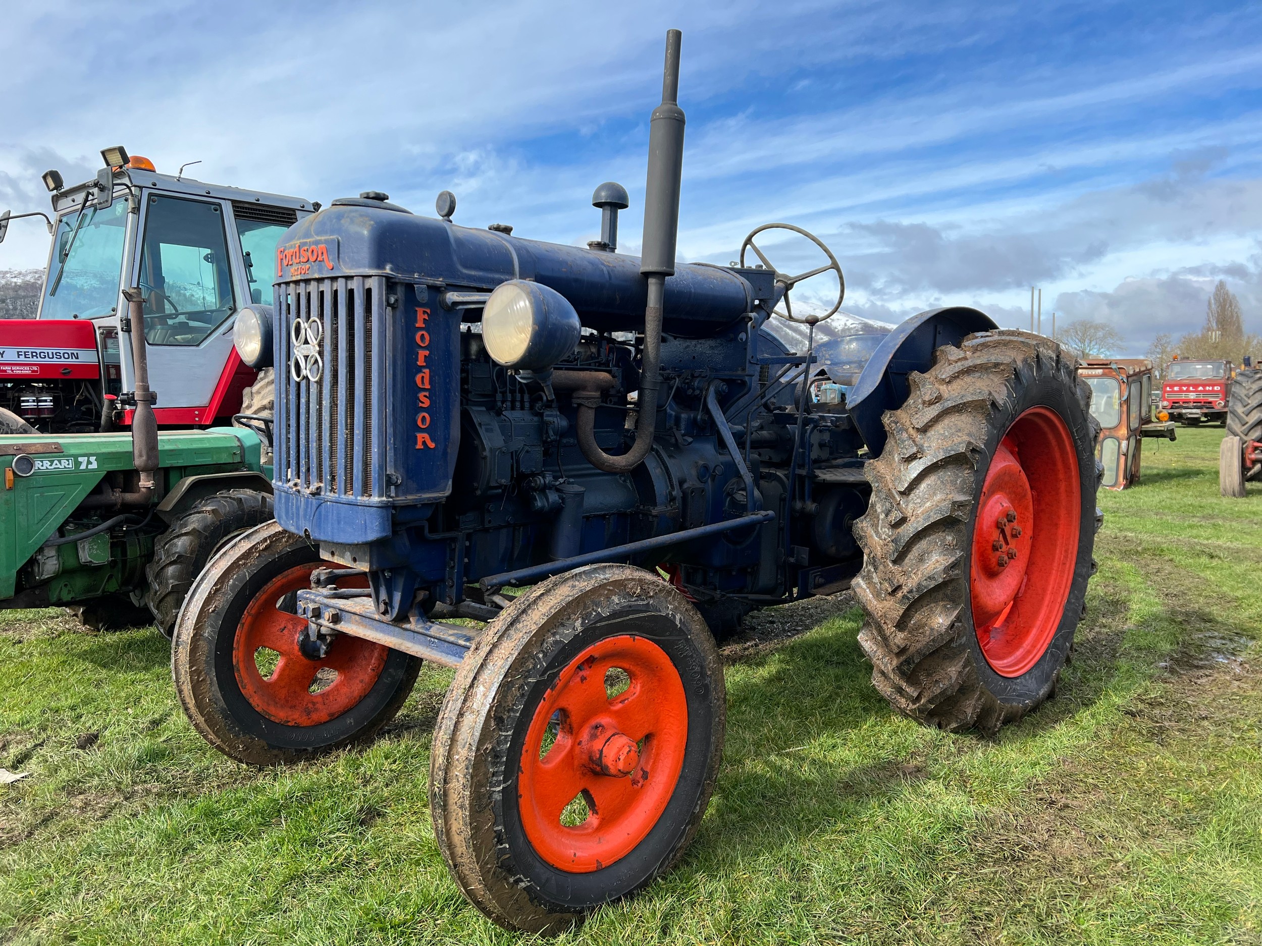 Fordson E27N tractor, L4 Diesel engine fitted. Runs