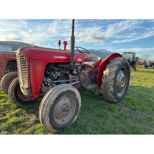 Massey Ferguson 35X tractor, 1963. Pick up hitch/drawbar. Runs well. 2 ...