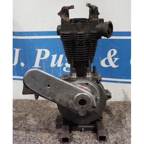 JAP OHV 350cc engine, open valve thru-bolt sports No. 10D40246S