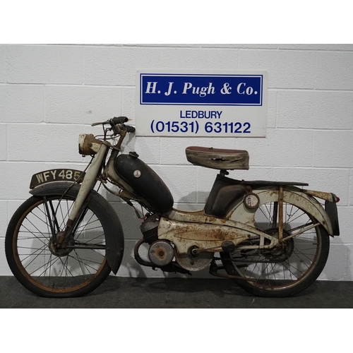Raleigh RM4 Automatic moped, 1977, 49cc. Frame no. 4R11311 Engine no ...