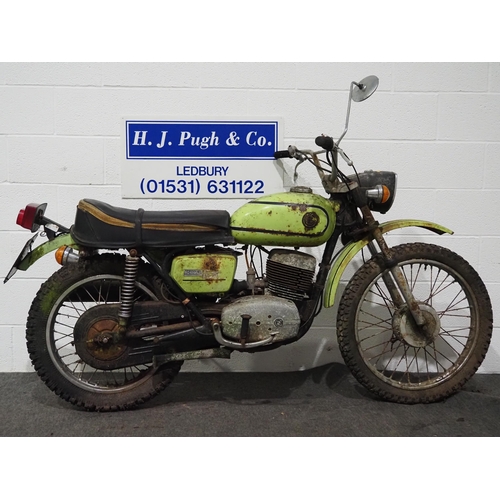 CZ Trail 175 motorcycle project, 1975, 172cc Frame no. 000435 Engine no ...