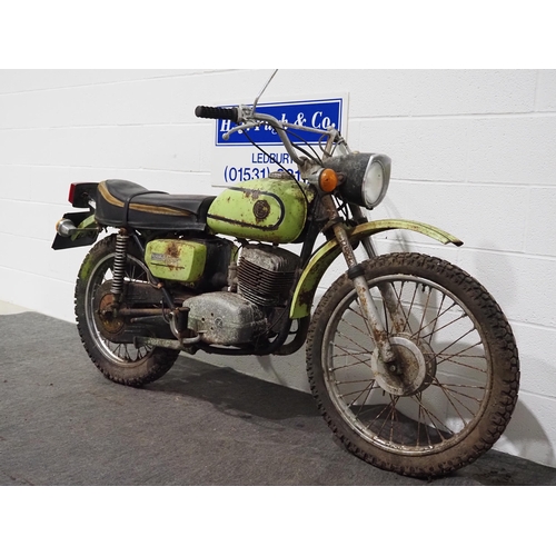 CZ Trail 175 motorcycle project, 1975, 172cc Frame no. 000435 Engine no ...
