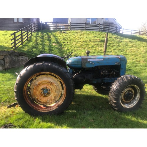 Fordson Super Major 4WD. Runs and drives