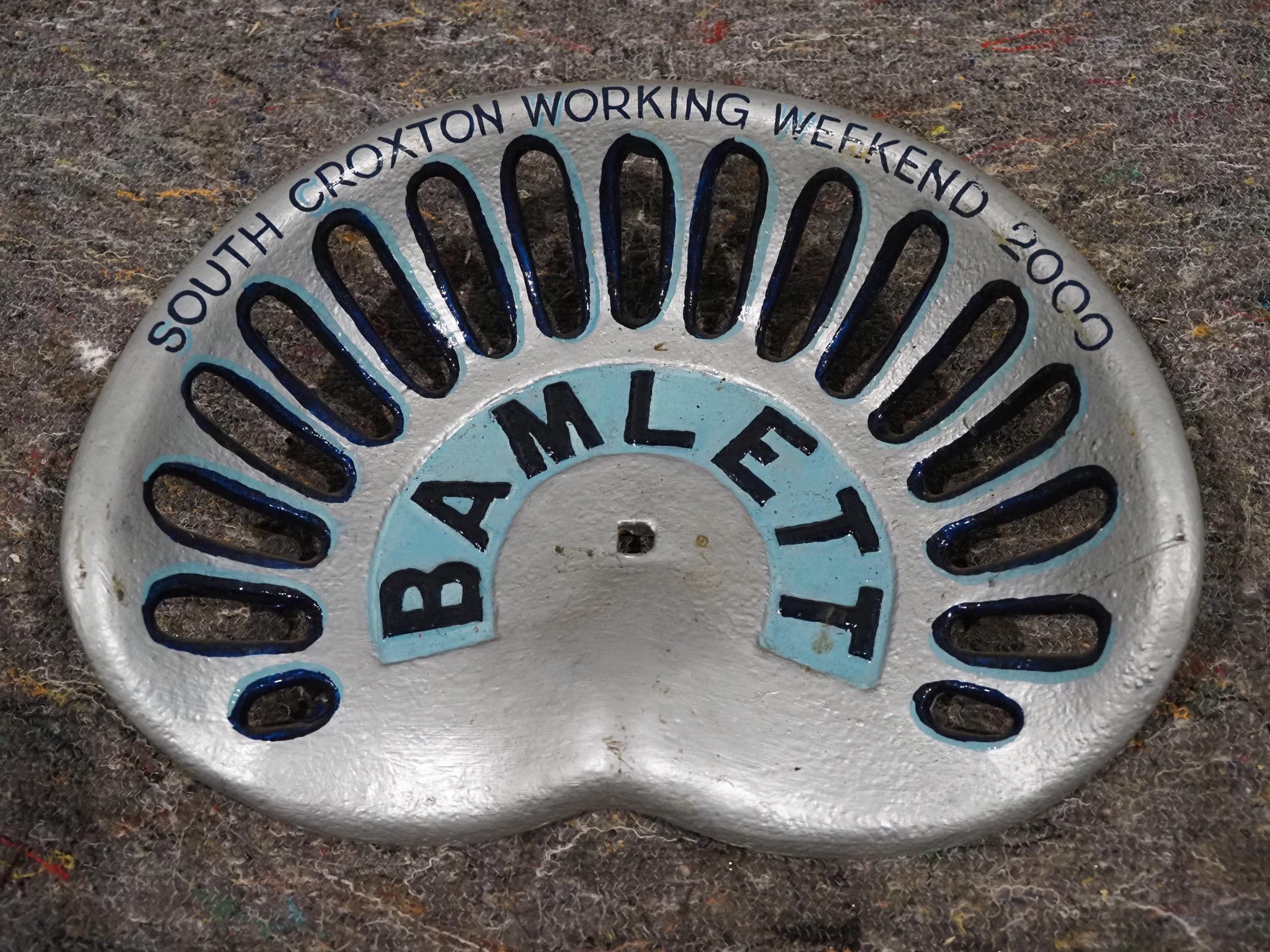 Cast iron seat - Bamlett