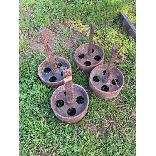 Cast iron wheels -4