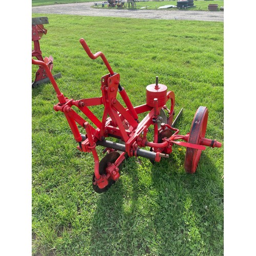 David Brown 2 furrow match plough. Plough boards as new and weights
