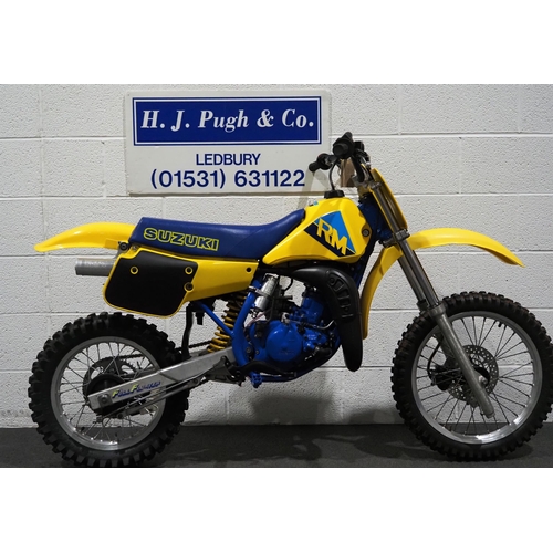 Suzuki RM80 motocross bike. 1987. 80cc. Frame No. RC12A-1005270 Engine ...