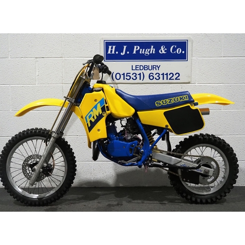 Suzuki RM80 motocross bike. 1987. 80cc. Frame No. RC12A-1005270 Engine ...