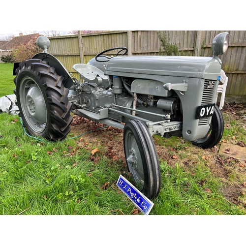 Ferguson TED Tractor. July 1952. C/w reduction box, plough lamp and ...