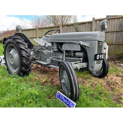 Ferguson TED Tractor. July 1952. C/w reduction box, plough lamp and ...