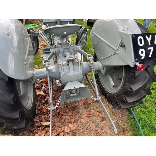 Ferguson TED Tractor. July 1952. C/w reduction box, plough lamp and ...