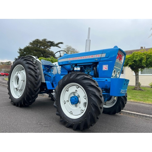 Roadless Ploughmaster 75 tractor. Runs and drives. 2573 hours showing ...