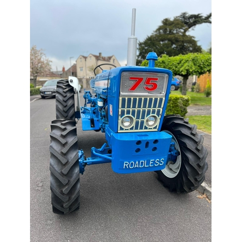 Roadless Ploughmaster 75 tractor. Runs and drives. 2573 hours showing ...