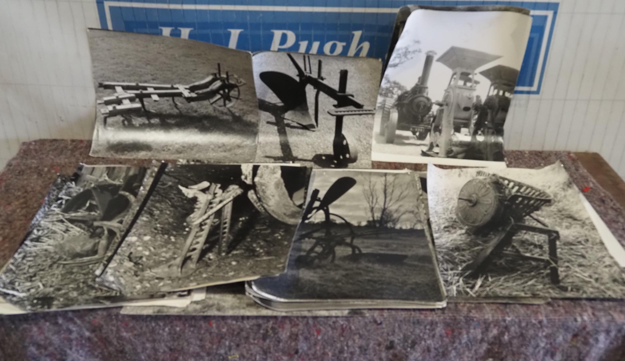 Large quantity of agricultural black and white prints