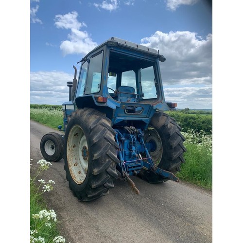 Ford 8100 2wd tractor. Runs. 5558 hours showing. Serial no. B33819