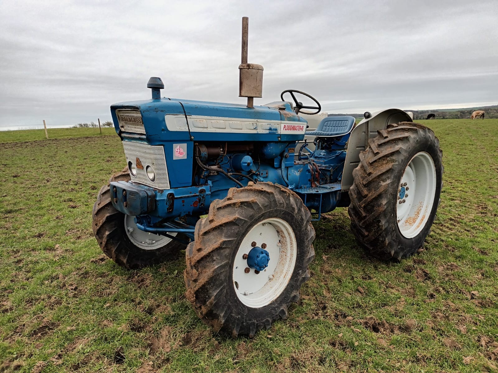 Roadless Ploughmaster 65 tractor. 1966. Supplied by Hyde Abbey Motor ...