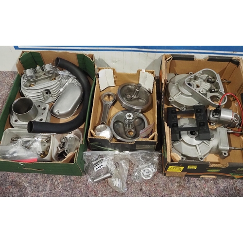 Jawa 500cc Speedway engine No. 2304 1967 including Lucas racing magneto ...