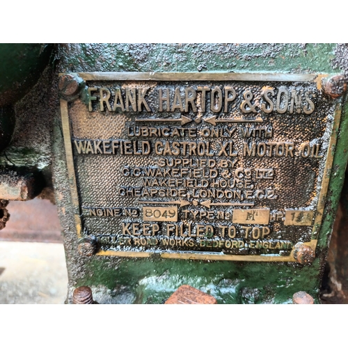 Frank Hartop & Sons stationery engine and saw bench