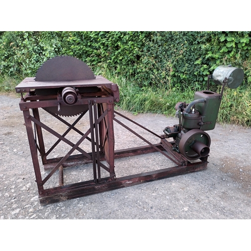 Frank Hartop & Sons stationery engine and saw bench