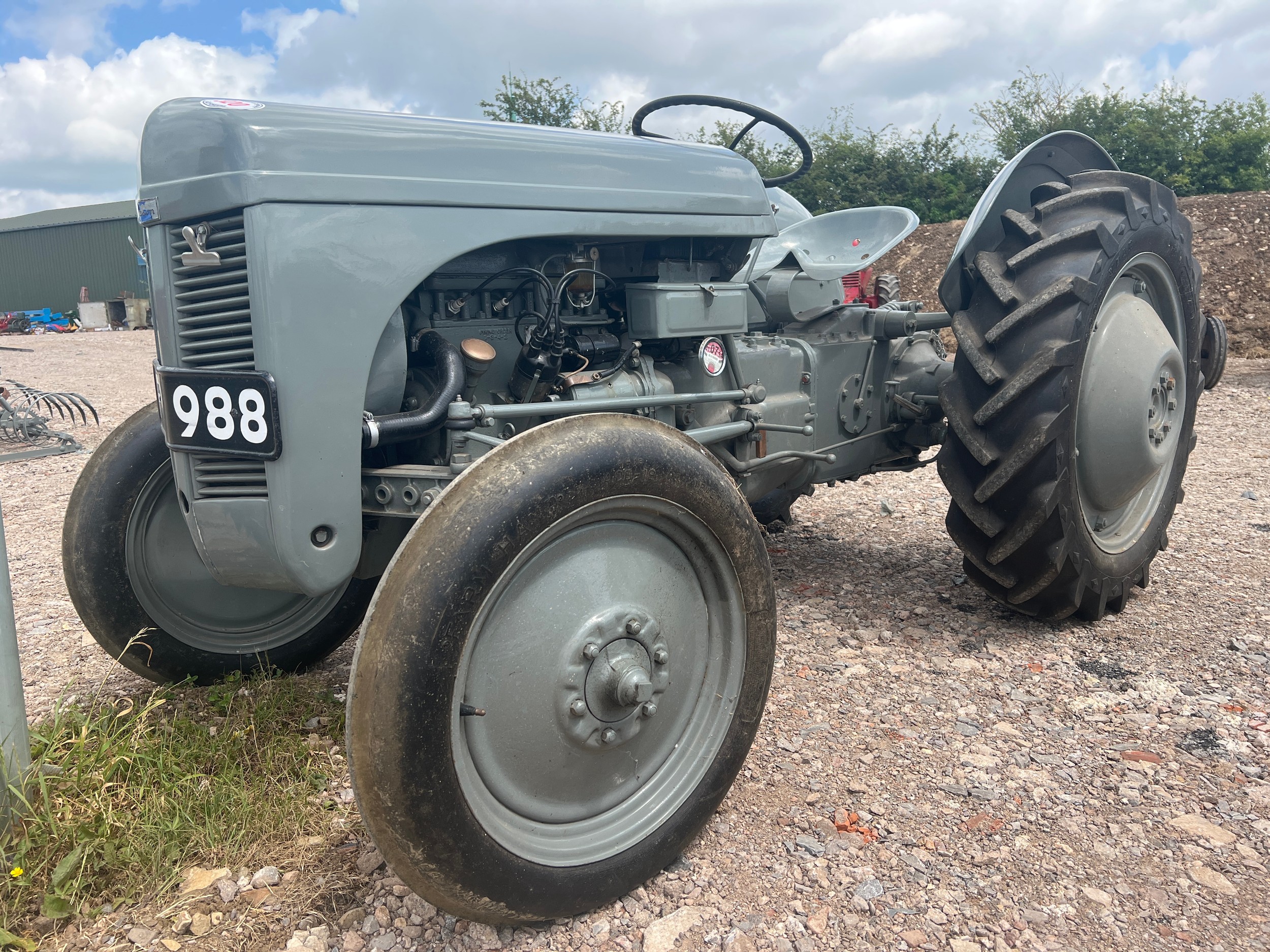 Ferguson TE20 continental tractor. 1947. Runs. Serial no. 5657. Reg ...