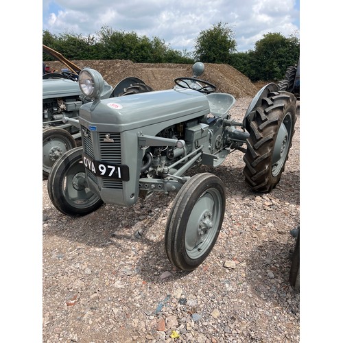 Ferguson TED Tractor. July 1952. C/w reduction box, plough lamp and ...