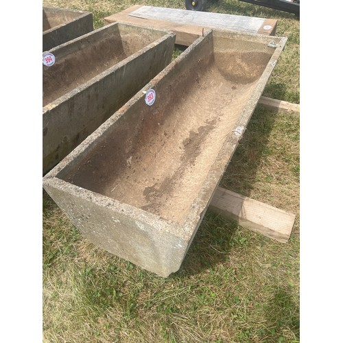 Concrete trough 6ft