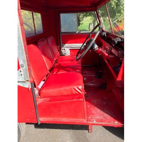 Land Rover series 1 Fire tender, 1954. Runs and drives, numerous parts ...