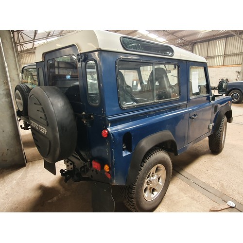 Land Rover Defender 90 TD5. 1999. Caledonian blue, good chassis ...
