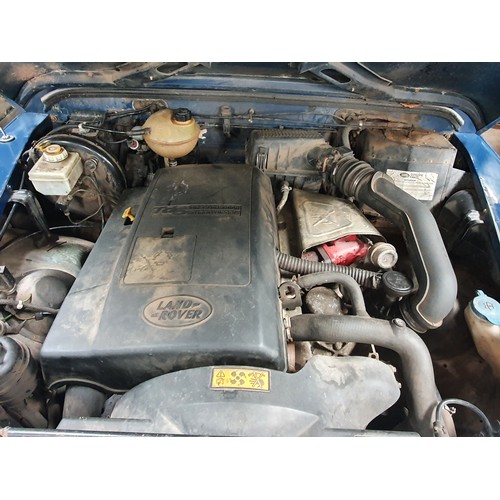 Land Rover Defender 90 TD5. 1999. Caledonian blue, good chassis ...