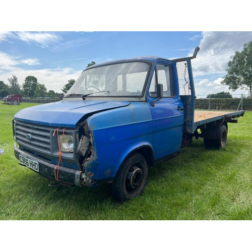 Mk II Ford Transit flatbed lorry. With log book